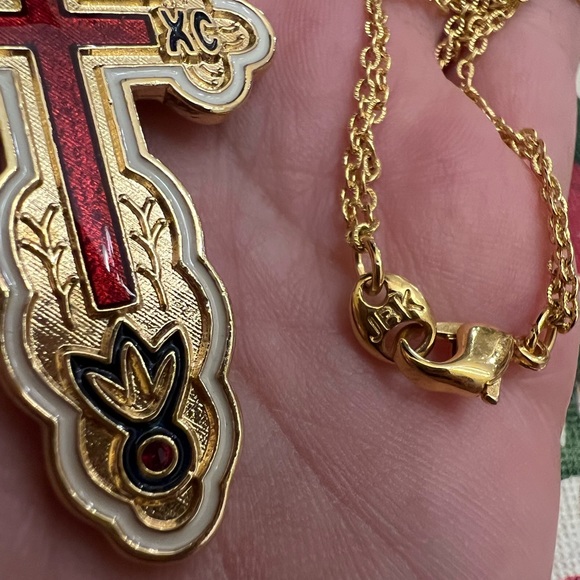 Camrose & Kross JBK | Jewelry | Jacqueline Kennedy Russian Enamel Cross Pendant By Camrose Kross ...